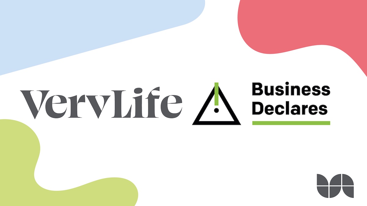 VervLife joins Business Declares in Race to Zero
