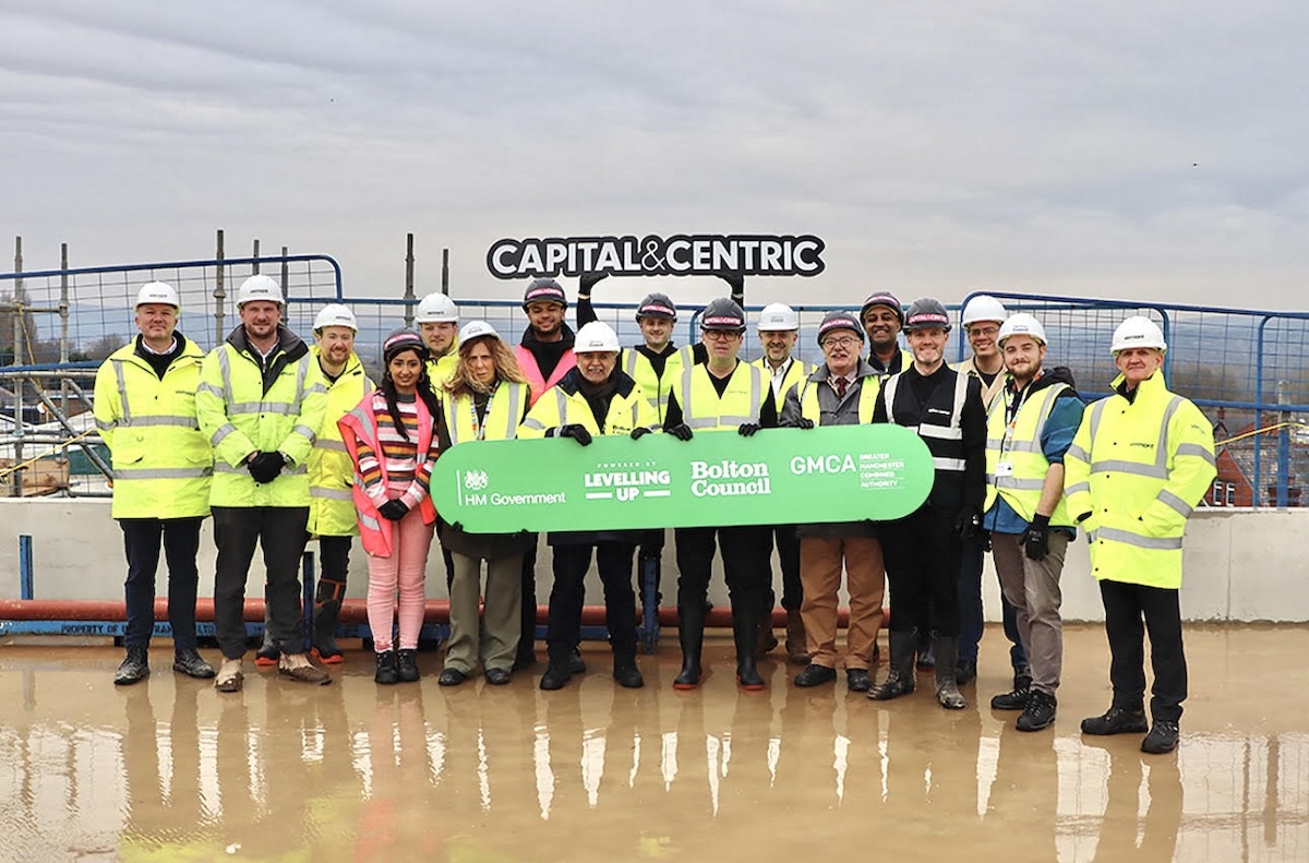 Capital&Centric’s Farnworth Green BTR tops out