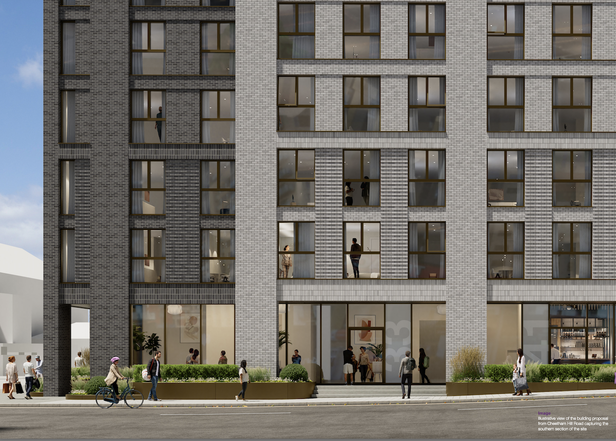 Plans submitted for new BTR development in Manchester