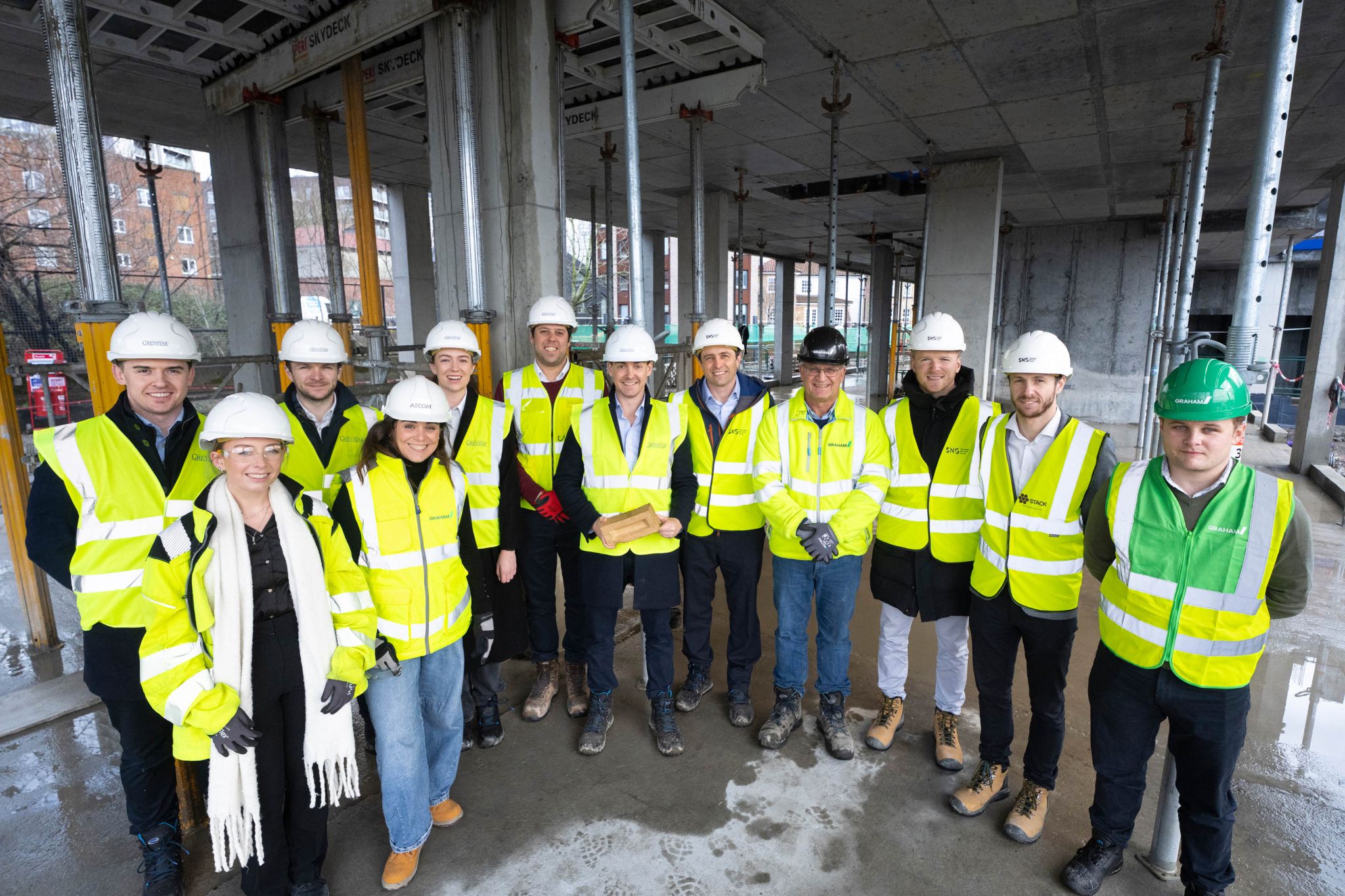 Greystar celebrates golden brick milestone at Stratford Mill BTR | BTR News