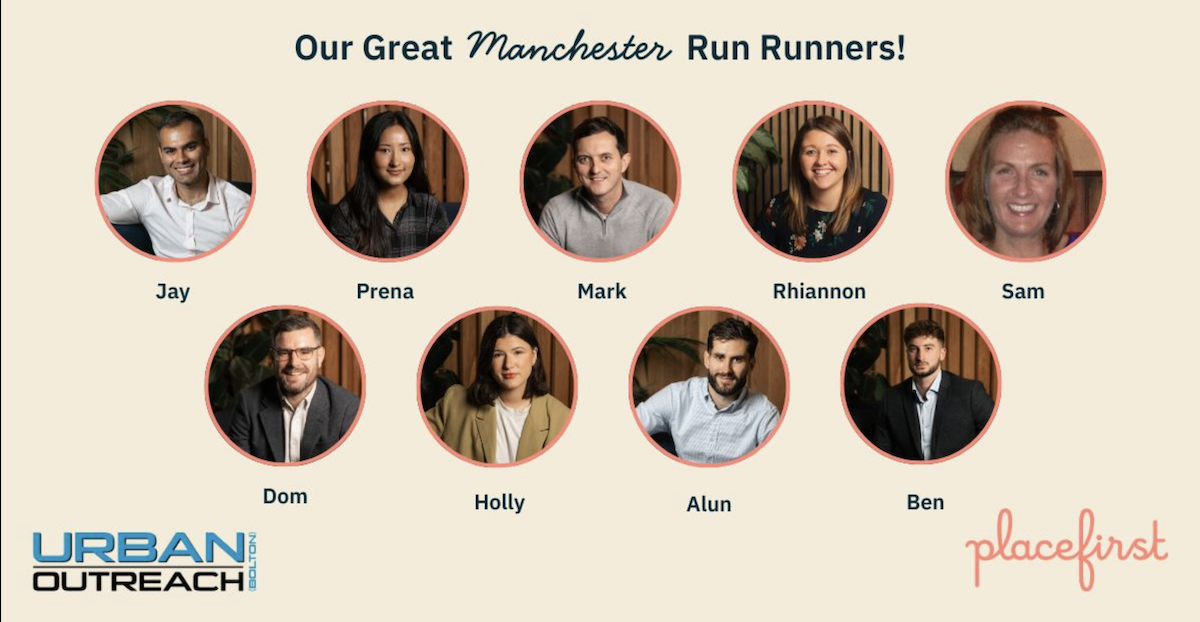 Placefirst prepares for Manchester charity run for Urban Outreach | BTR ...